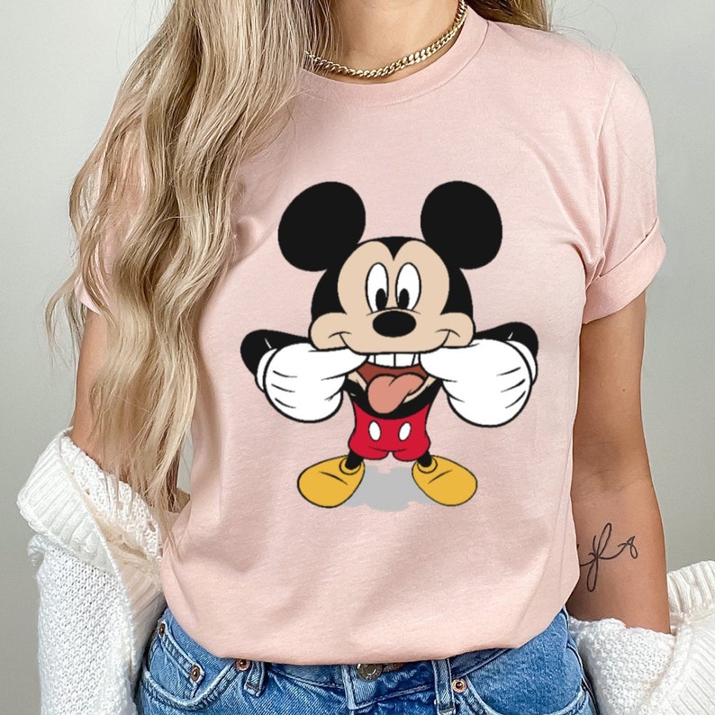 Mickey Mouse Goofy Face Shirt, Mickey Mouse and Friends Tee, WDW Magic ...