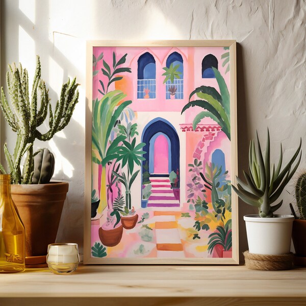 European Street Scene Print - Etsy