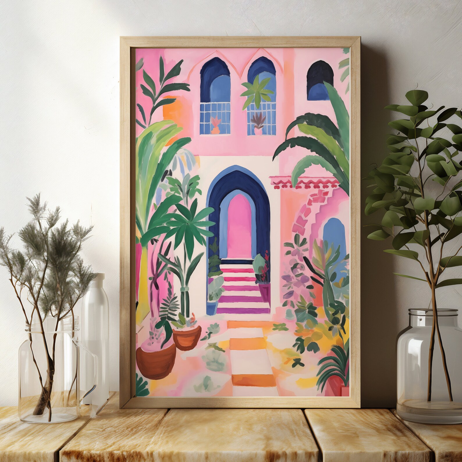Artistic European Street Scene Print Matisse Style Wall Art, Ideal Home ...