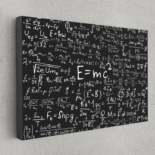 Physics Equation Art - Etsy