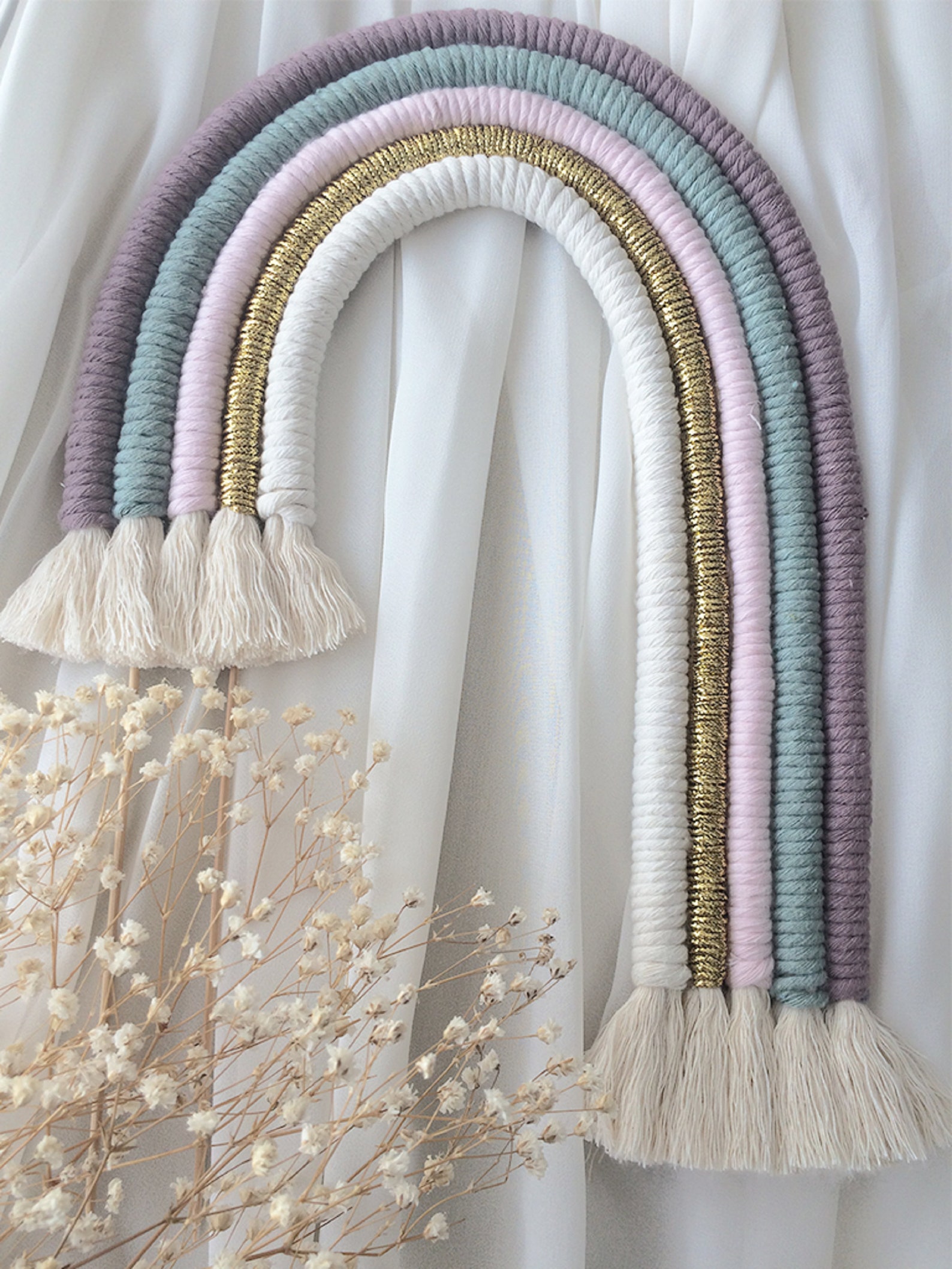 Macrame Cake Topper | Boho Cake Topper | Macrame Birthday Cake Topper ...