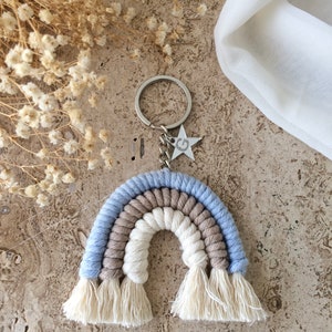 Customizable Macrame Keychain, Initial Keychain,initial Keychain Favors, Baby Shower Favors ...