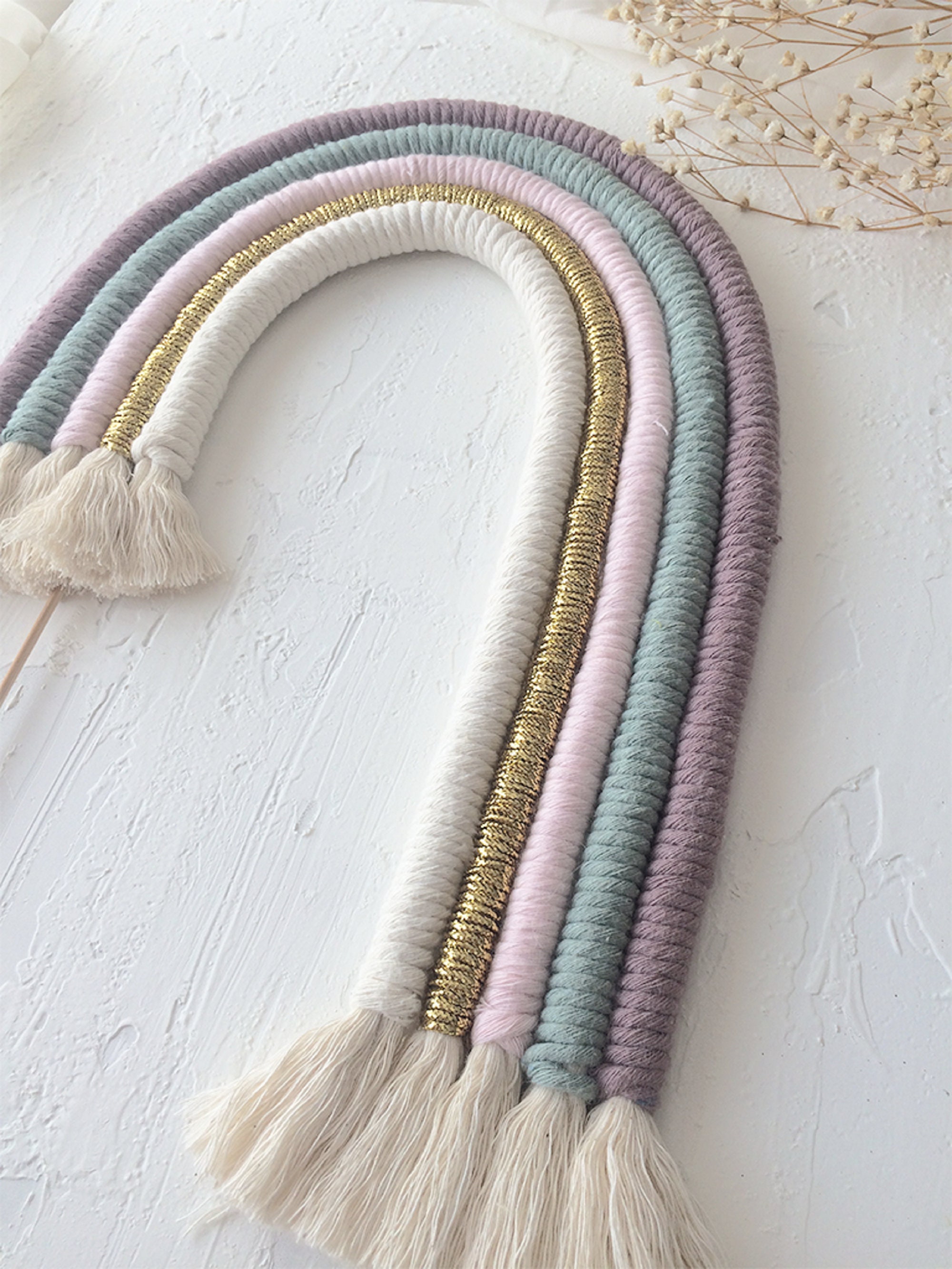 Macrame Cake Topper | Boho Cake Topper | Macrame Birthday Cake Topper ...