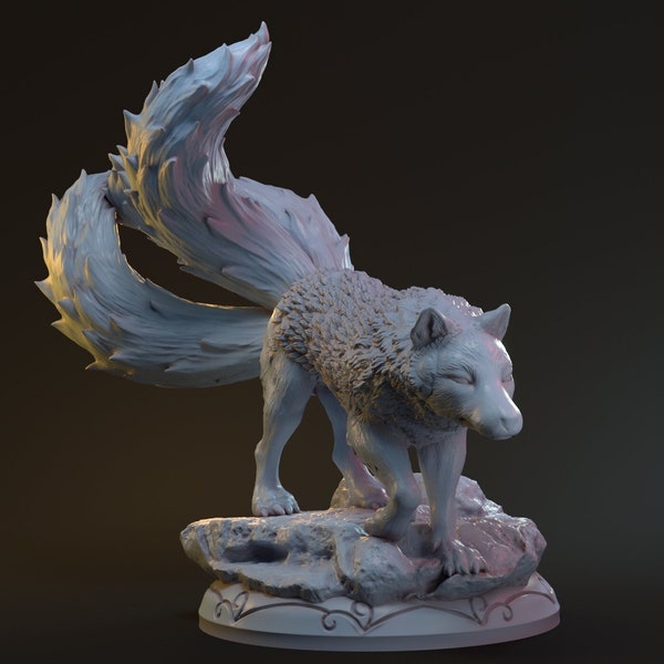 Dnd Kitsune Miniature - Etsy