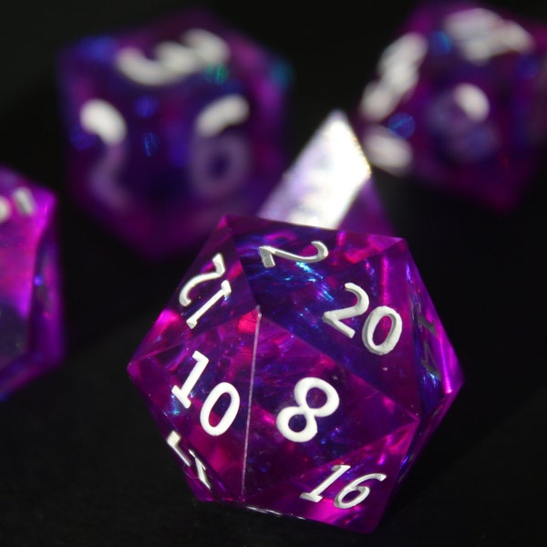 Purple Dice Set - Etsy