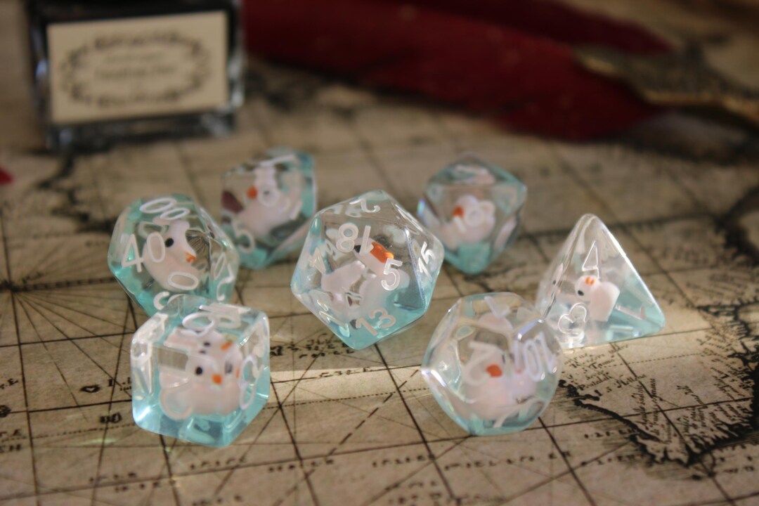 Rubber Duck Dice Set for Dnd, Pathfinder or Role Playing Games ...
