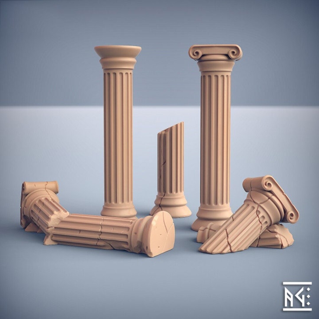 Ancient Greece Columns, Dnd Terrain, Order of the Labyrinth, Artisan ...