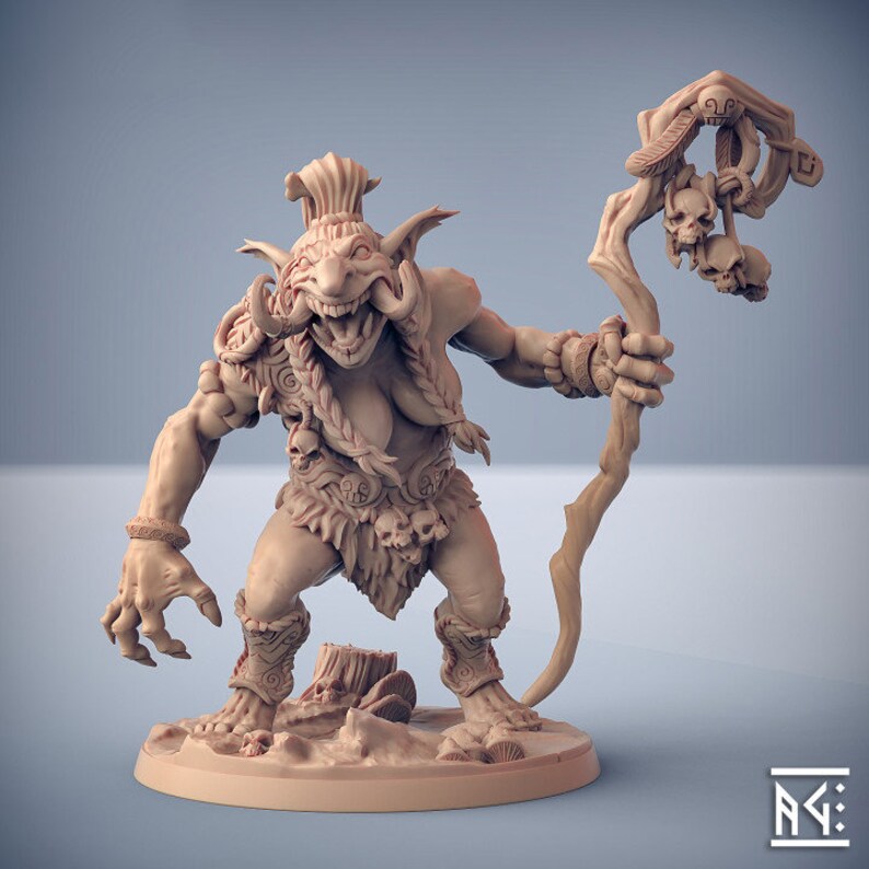 Troll Hag Dnd Miniature Svartwood Trolls Artisan Guild - Etsy