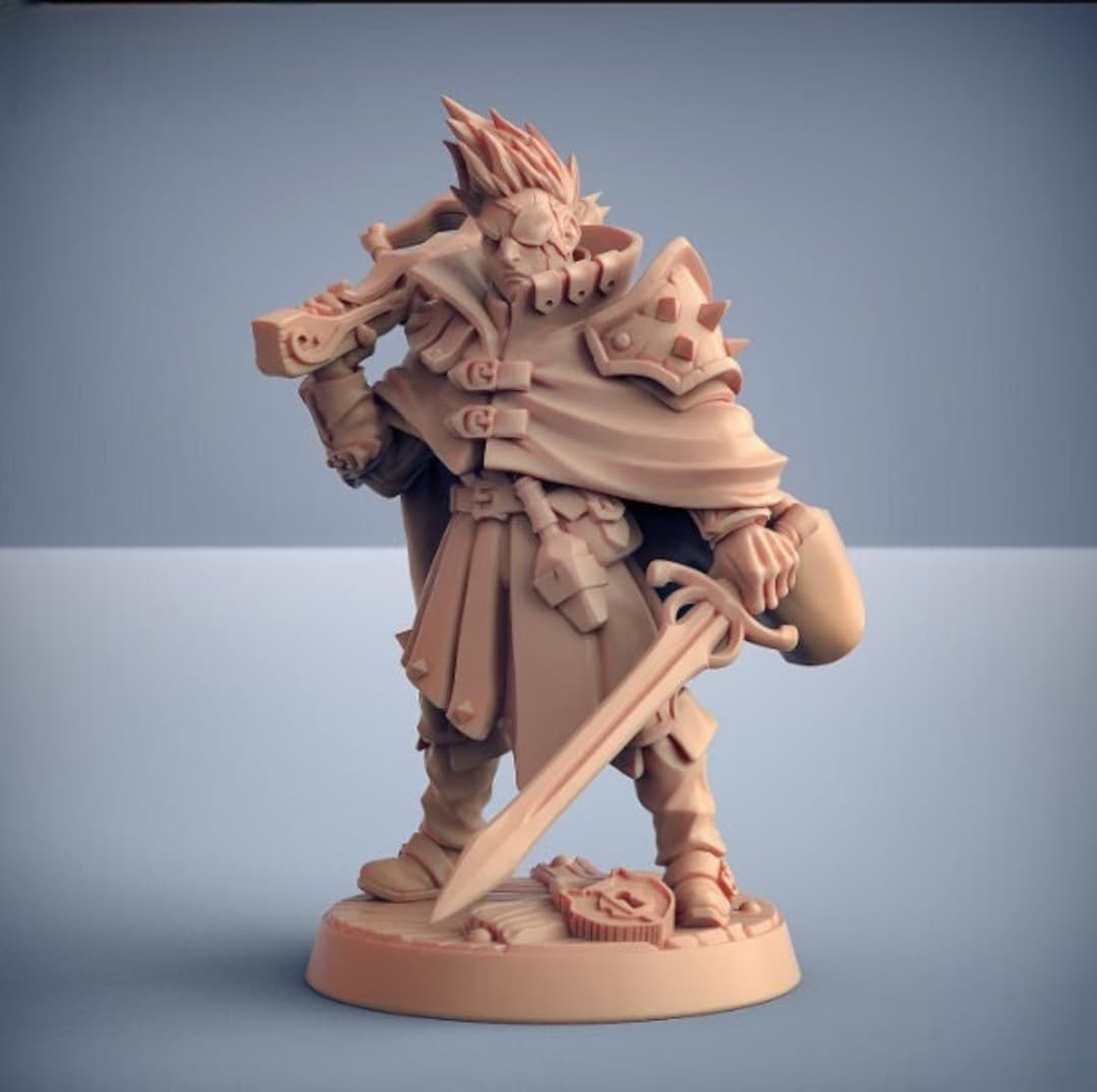 Aaron Blacksparrow, Dnd Miniature, Thieves Guild, Artisan Guild - Etsy