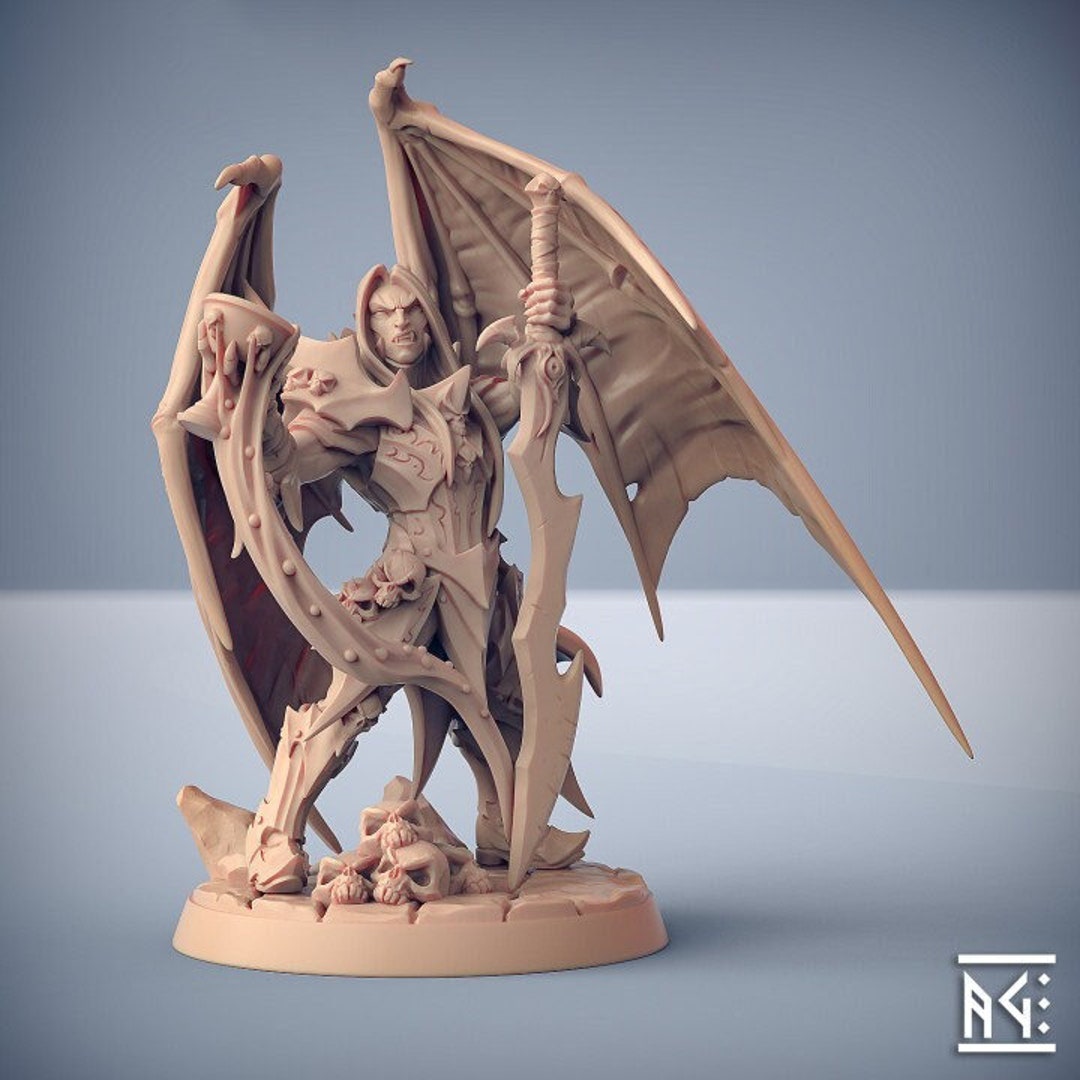 Vladkeron, Vampire Lord, Dnd Miniature, the Bloodhunt, Artisan Guild - Etsy