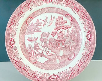 Red Willow Dinner Plates - Etsy