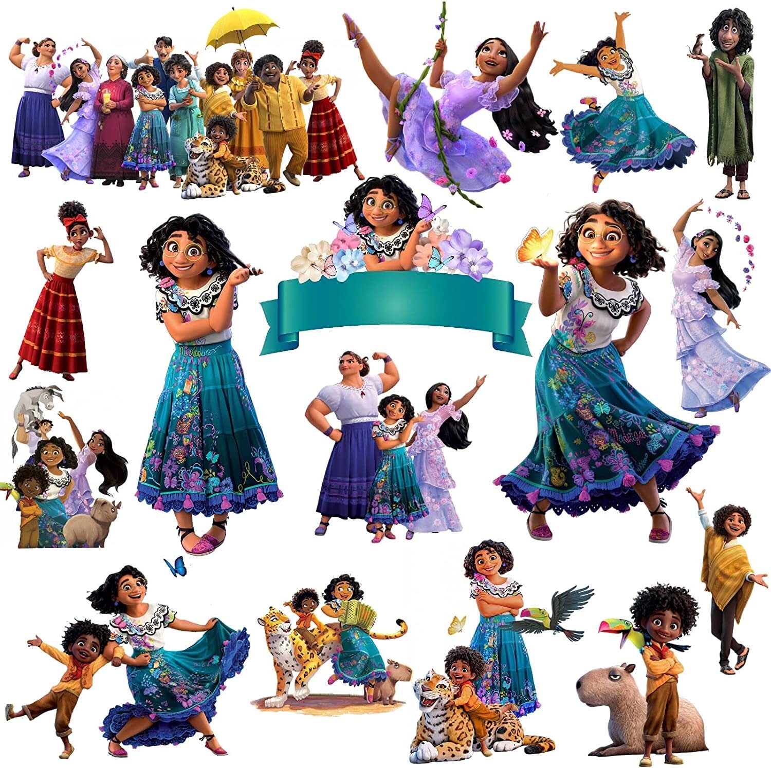 Set 500Encanto Clipart PNG Encanto Digital Download Poster - Etsy España