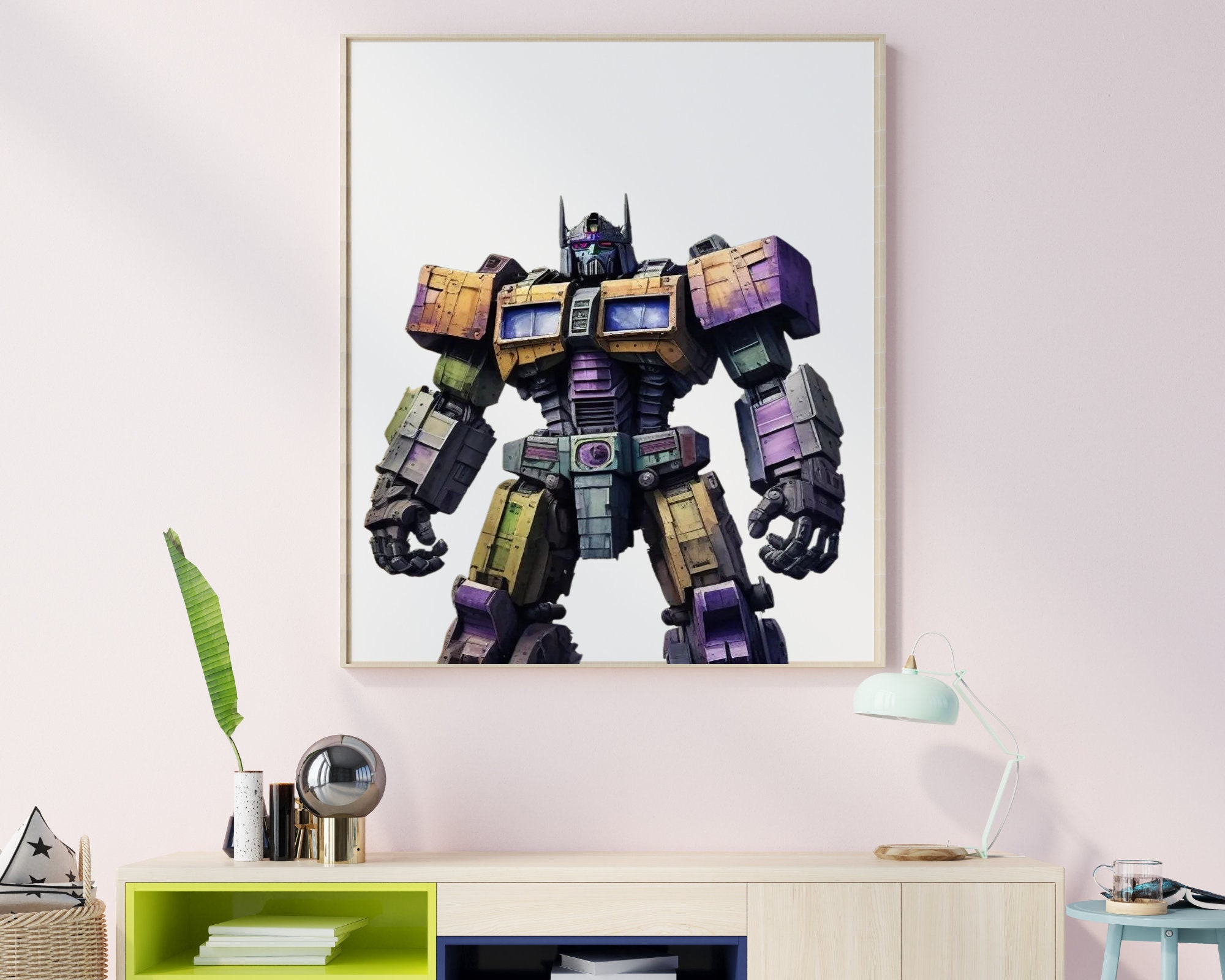 Set of 6 Transformers Print ,digital Download, Watercolor Print ...