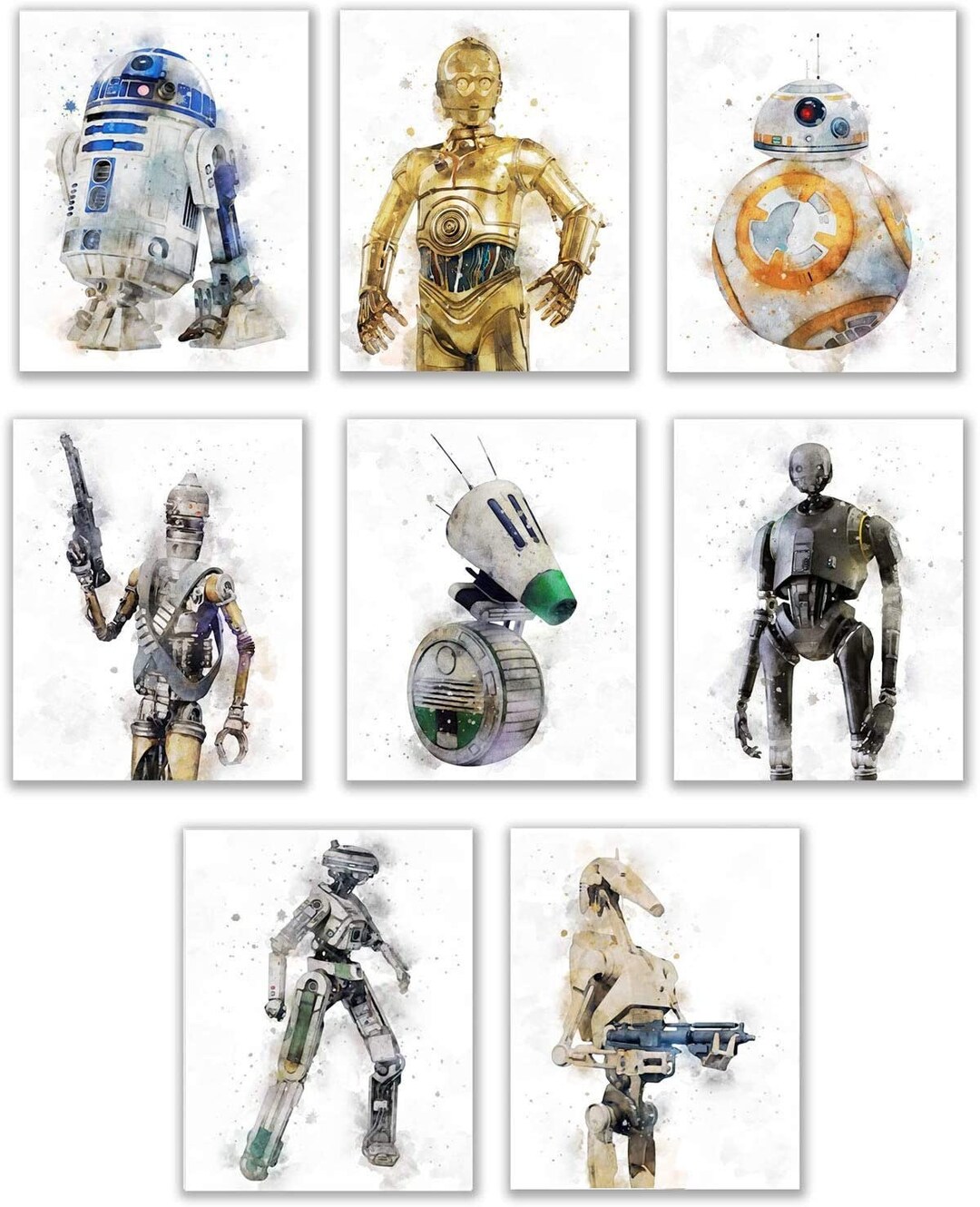 8 Sets Star Wars Digital Clipart,pngsvg Instant Download,high ...