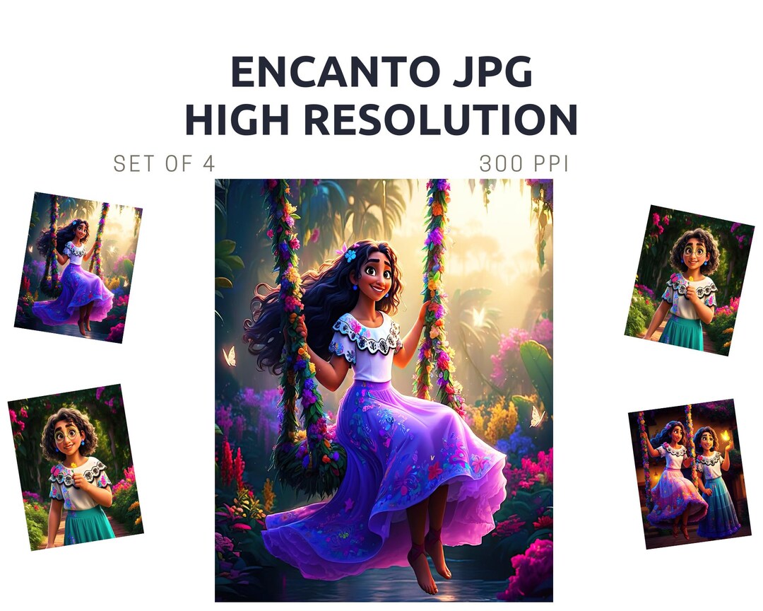 Encanto JPG, High Resolution, Digital Download, Digital Print, Nursery ...