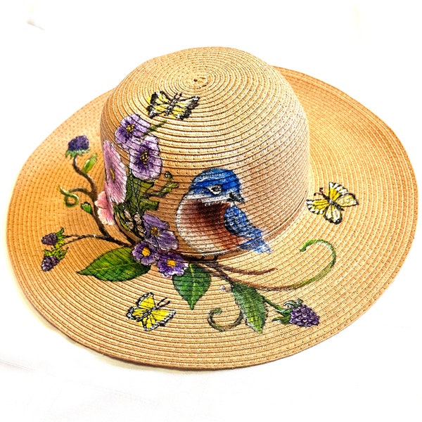 Straw Hat Flowers - Etsy
