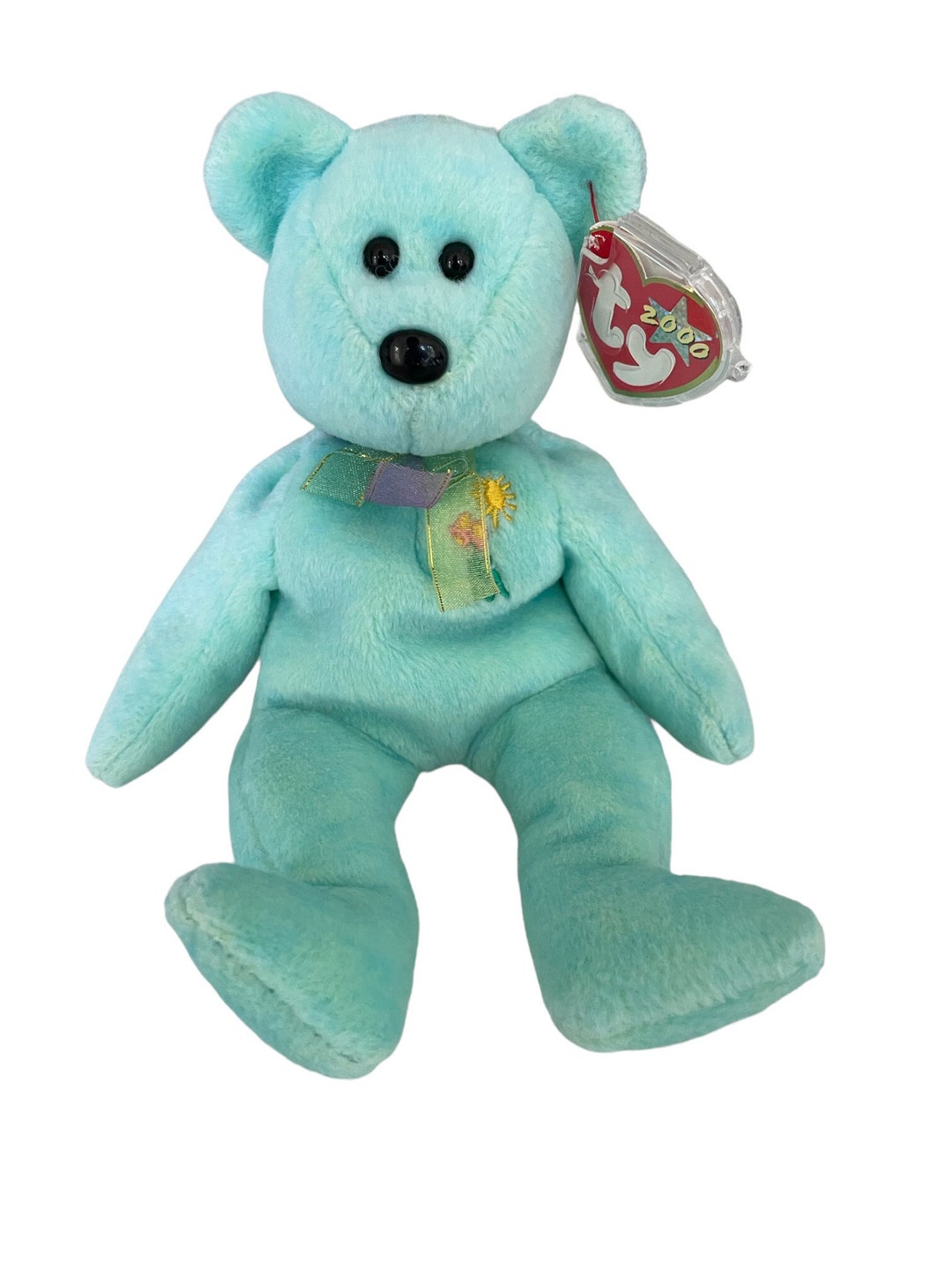 Rare Perfect Condition Ariel the Bear Ty Beanie Baby in Memory of Ariel ...