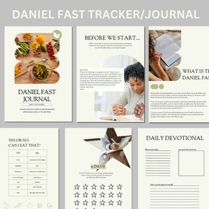DANIEL FAST PRINTABLE | Digital Download | Christian Printable ...