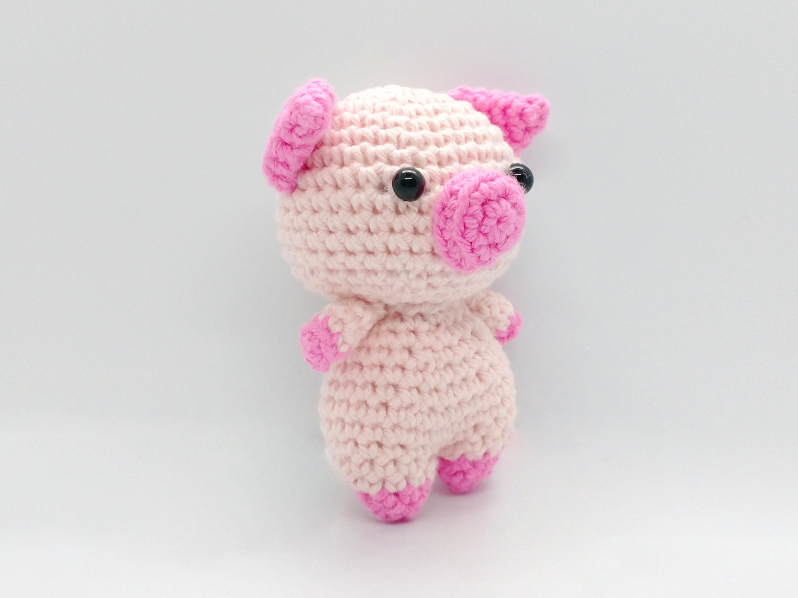 Mini Pig Crochet Pattern Amigurumi Pattern PDF Amigurumi Keychain Toy ...