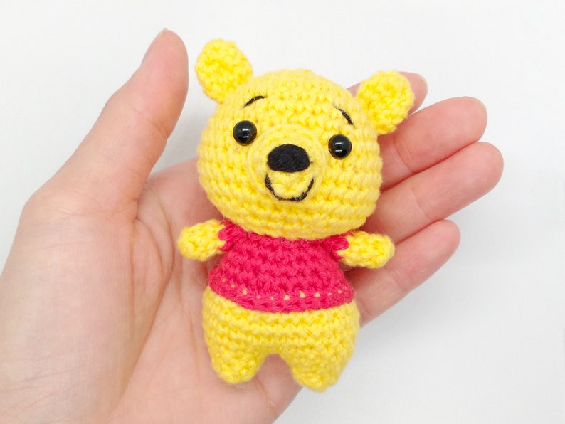 Mini Winnie the Pooh Crochet Pattern Amigurumi Pattern PDF - Etsy