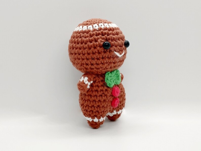 Mini Gingerbread Man Crochet Pattern Amigurumi Pattern PDF Amigurumi Keychain Toy Doll Animal ...