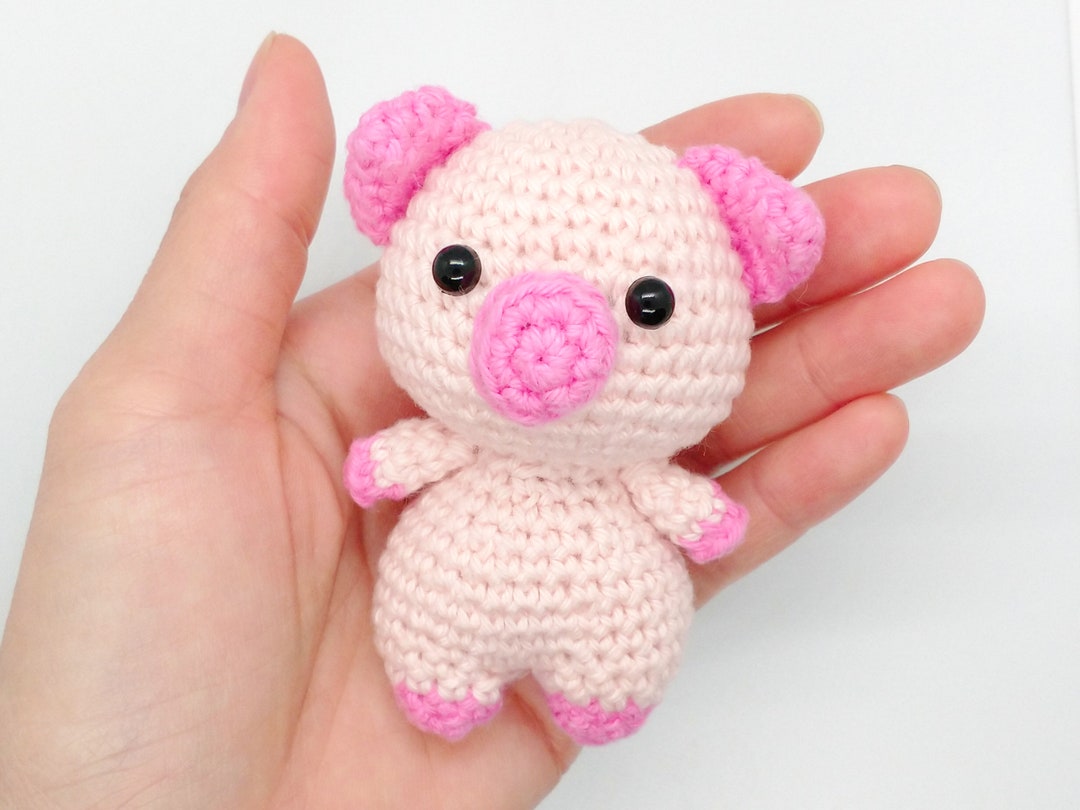 Mini Pig Crochet Pattern | Amigurumi Pattern PDF | Amigurumi Keychain ...