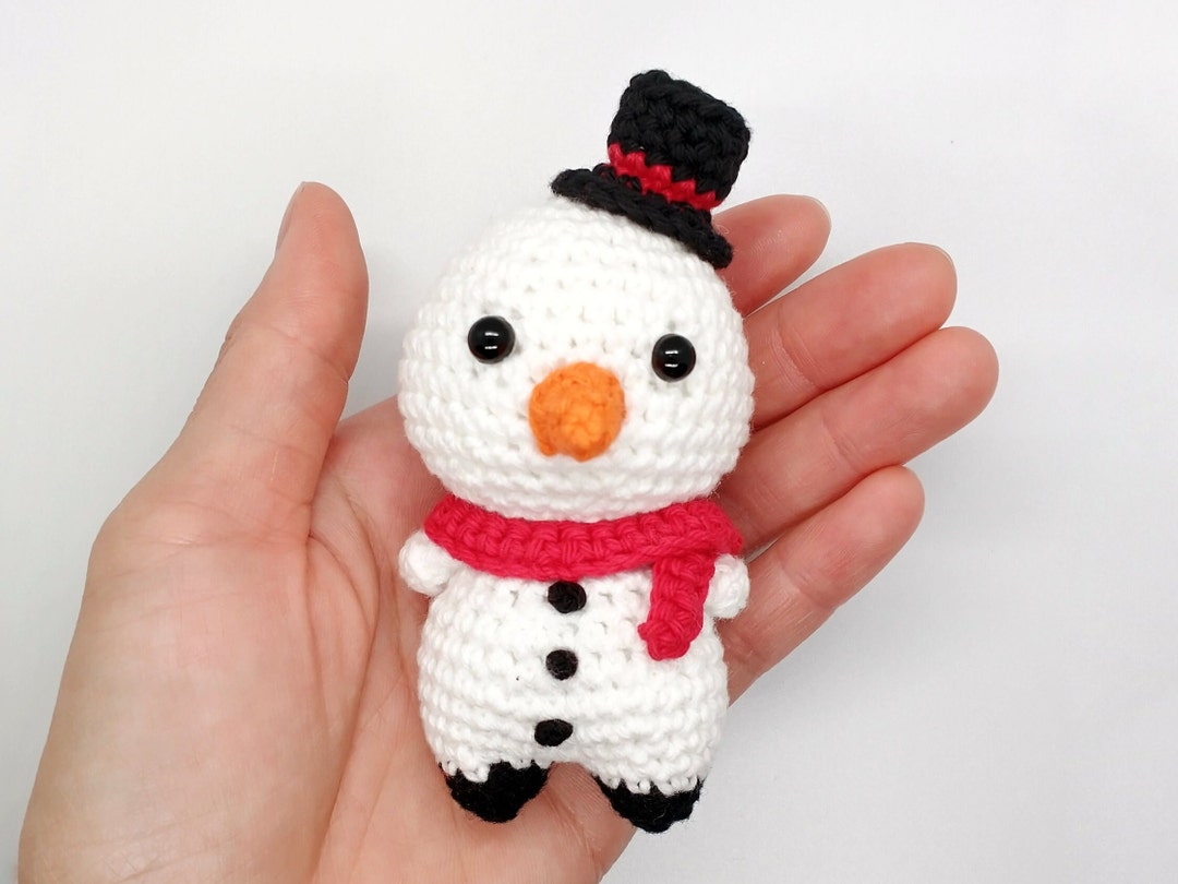 Mini Snowman Crochet Pattern | Amigurumi Pattern PDF | Amigurumi ...