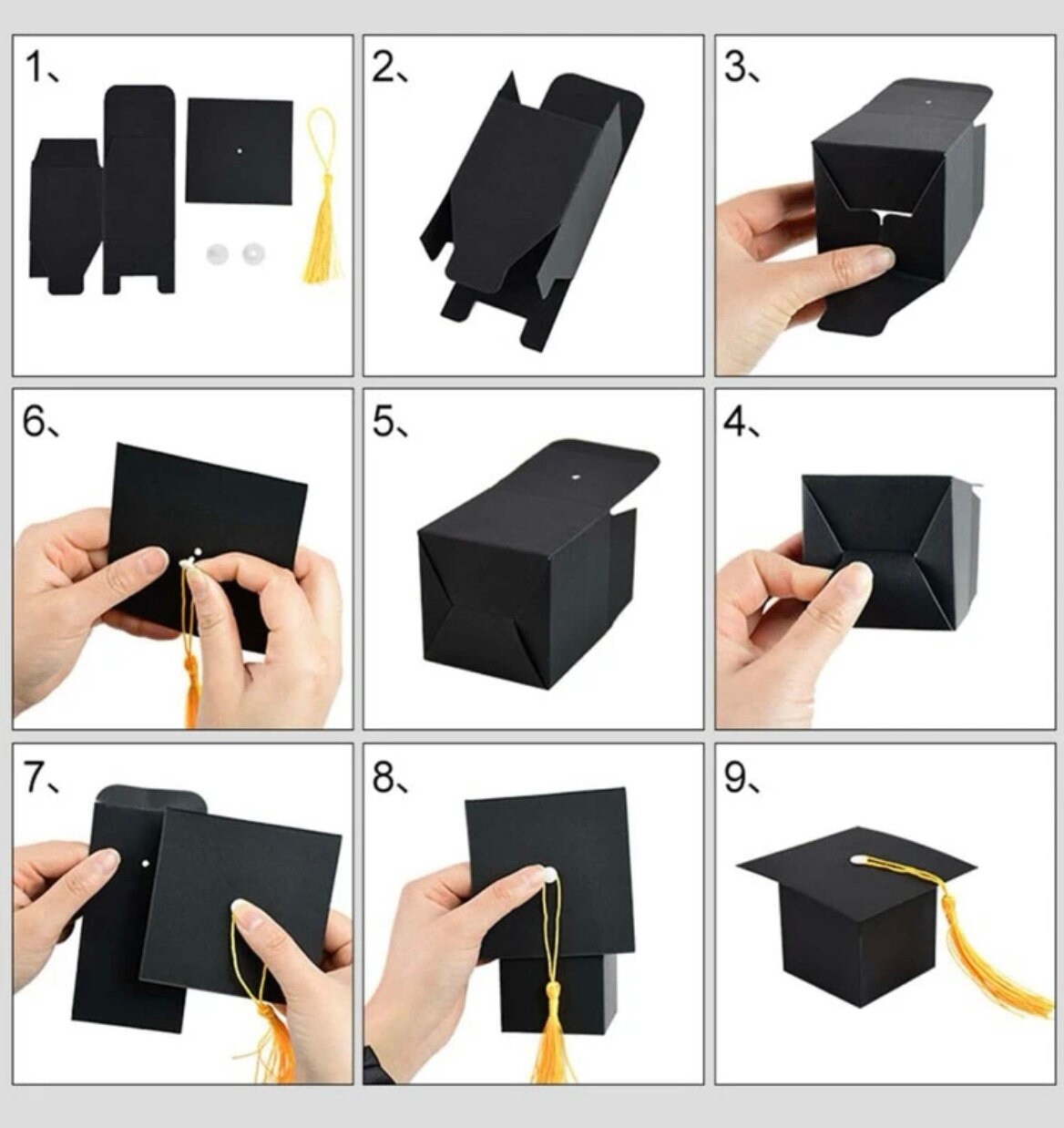 Personalized Graduation Cap Candy Boxes - Etsy