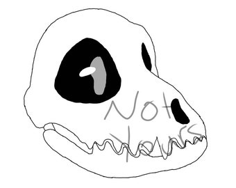 Skull Dog Head Base - Etsy