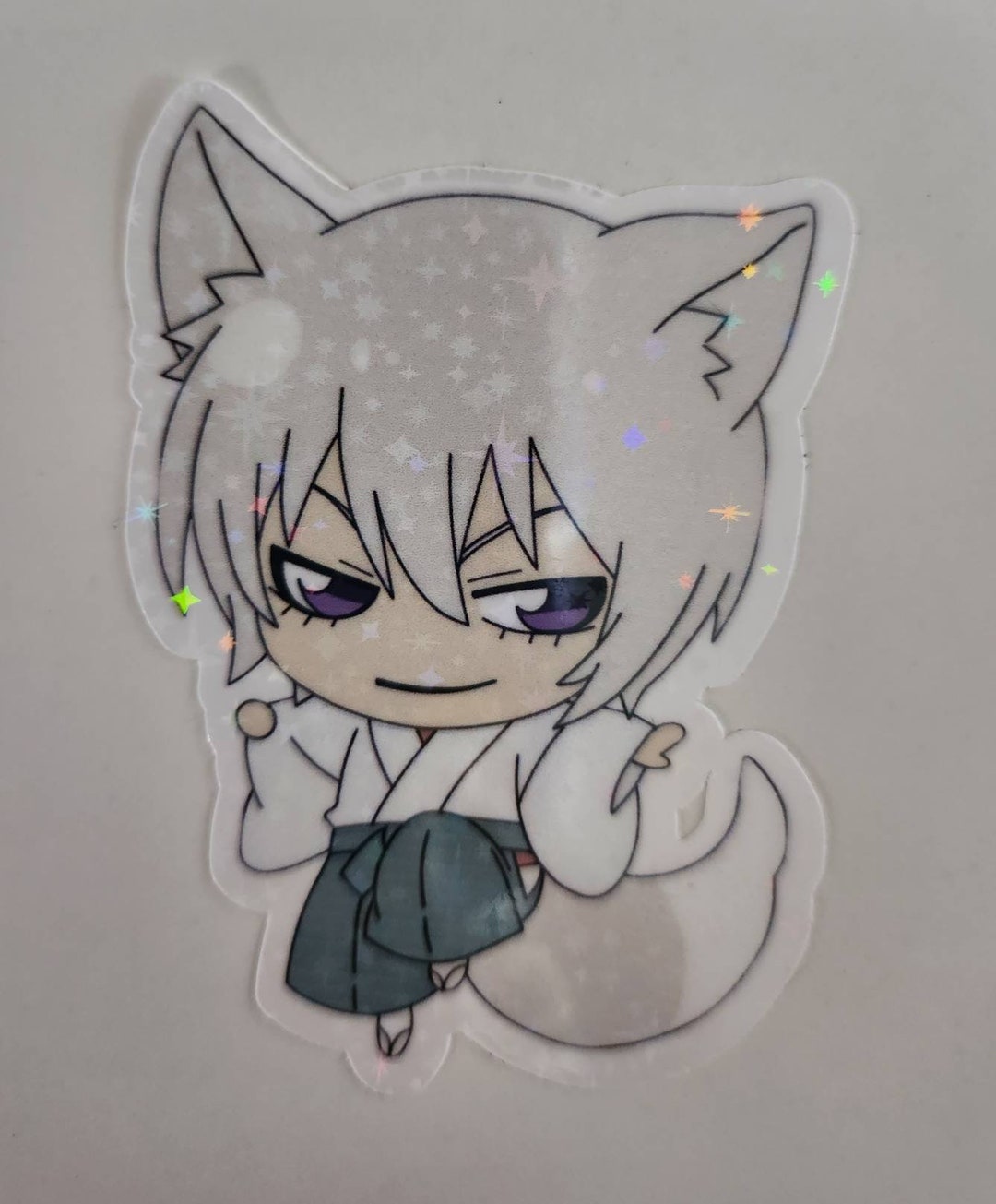 Kamisama Kiss Sticker of Anime Character Tomoe the Fox Yokai in Chibi ...