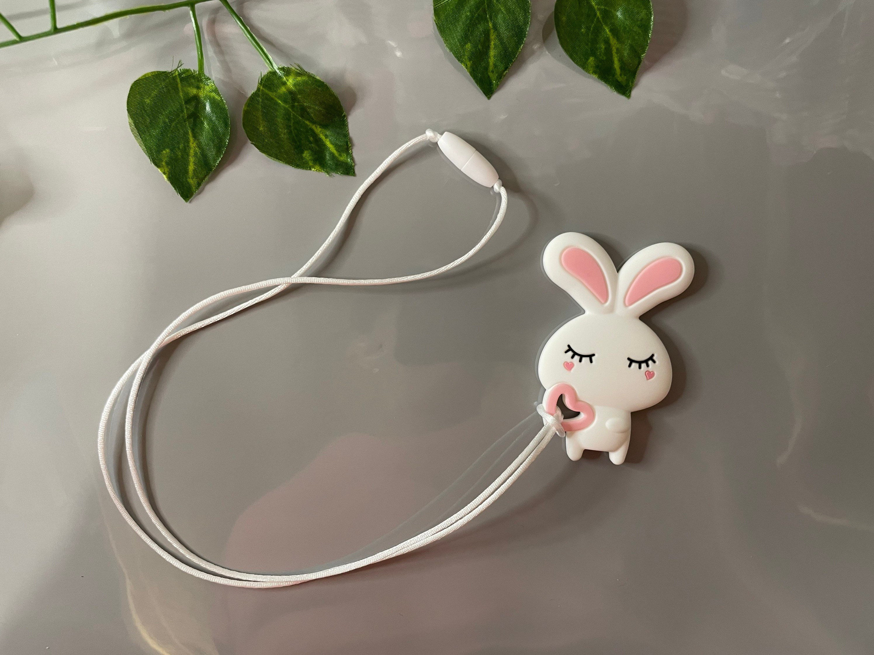 Bunny Rabbit chewlery Adhd Autism Anxiety Necklace - Etsy