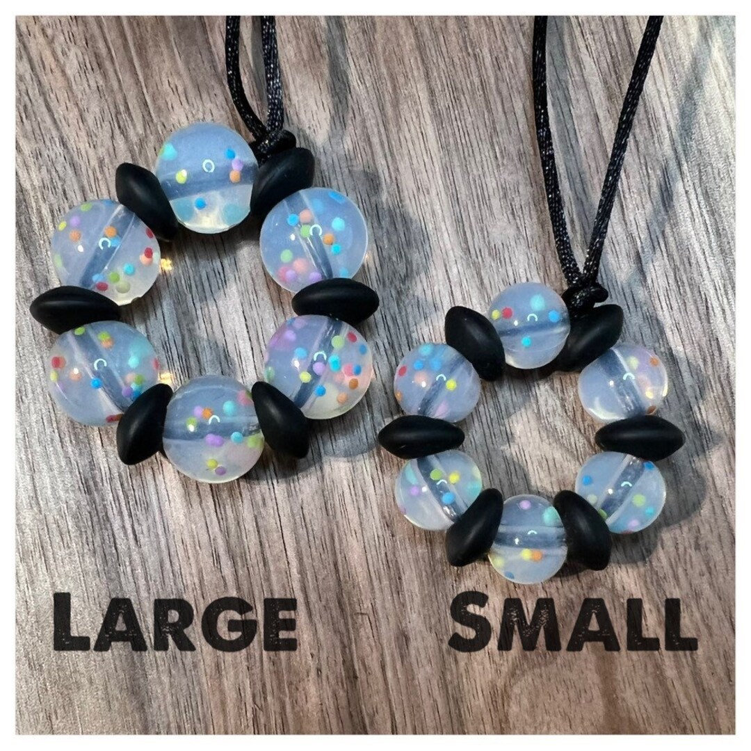 Confetti Chewelry Infinity Pendant, Adhd, Autism, Anxiety Necklace ...