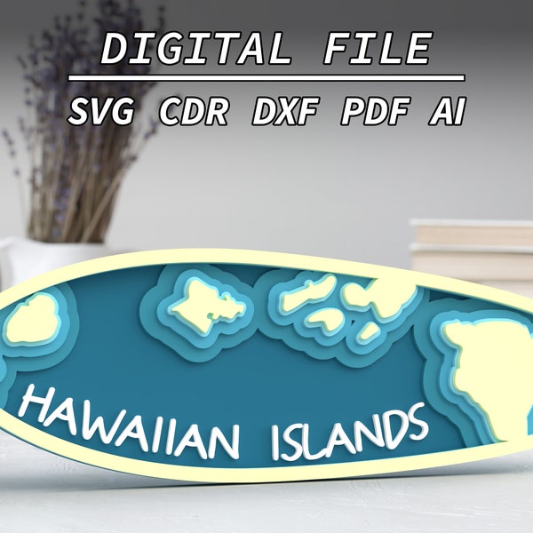 Laser Cut Patterns Hawaii - Etsy