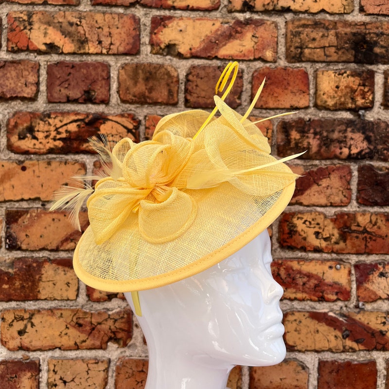 Lemon Fascinator - Etsy UK