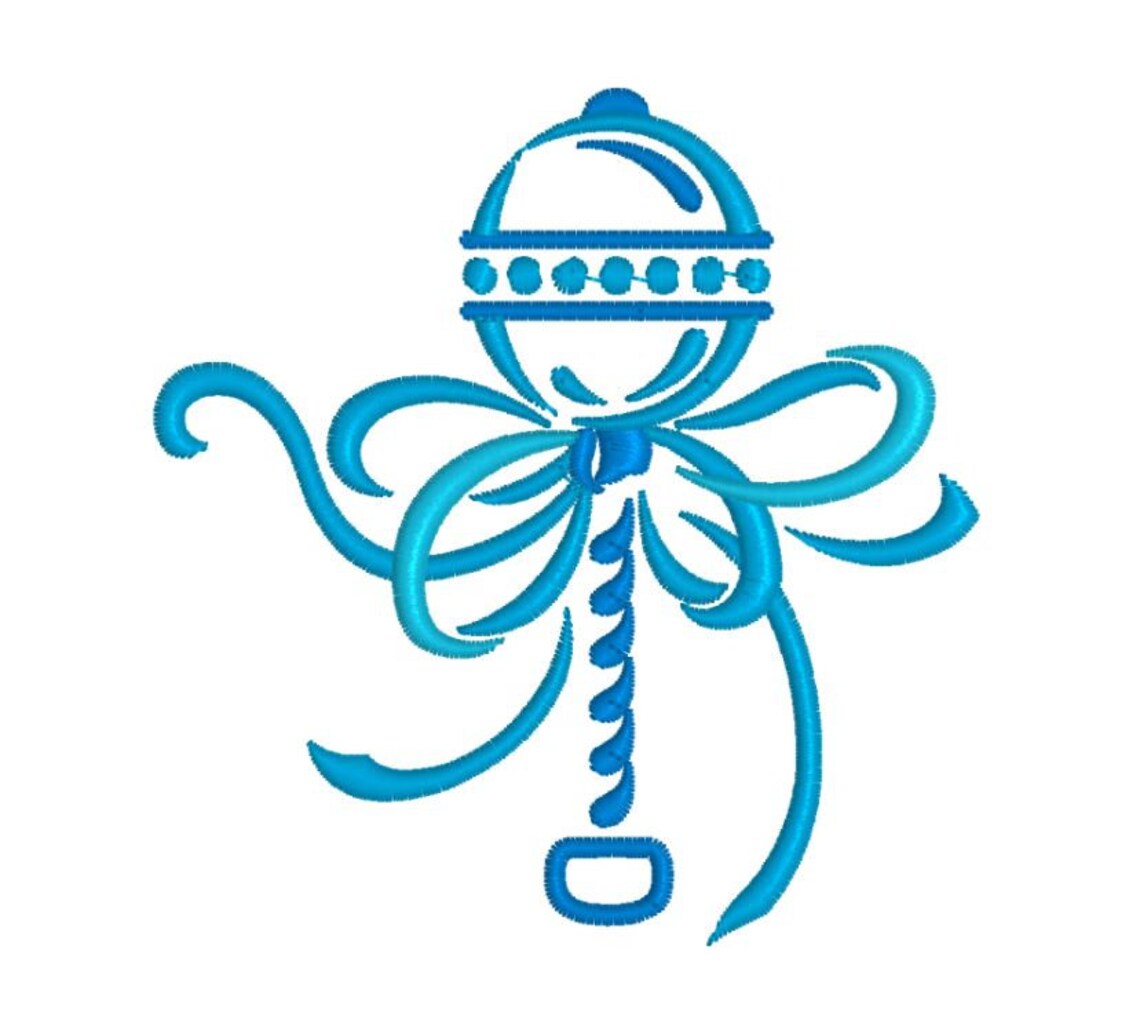 Baby, Rattle, Child, Toy, Embroidery Design - Etsy