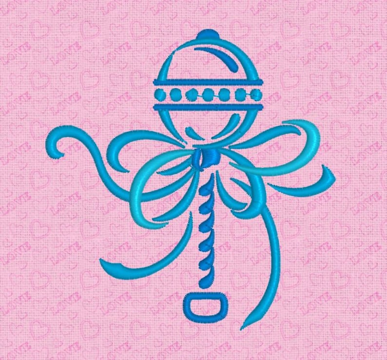 Baby, Rattle, Child, Toy, Embroidery Design - Etsy