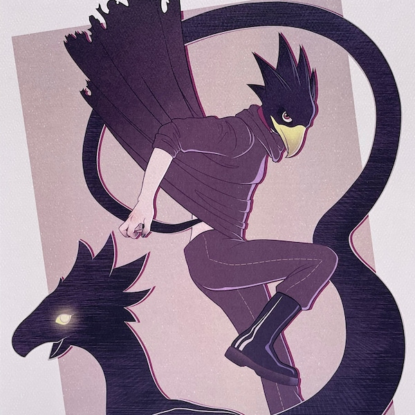Tokoyami Fumikage - Etsy