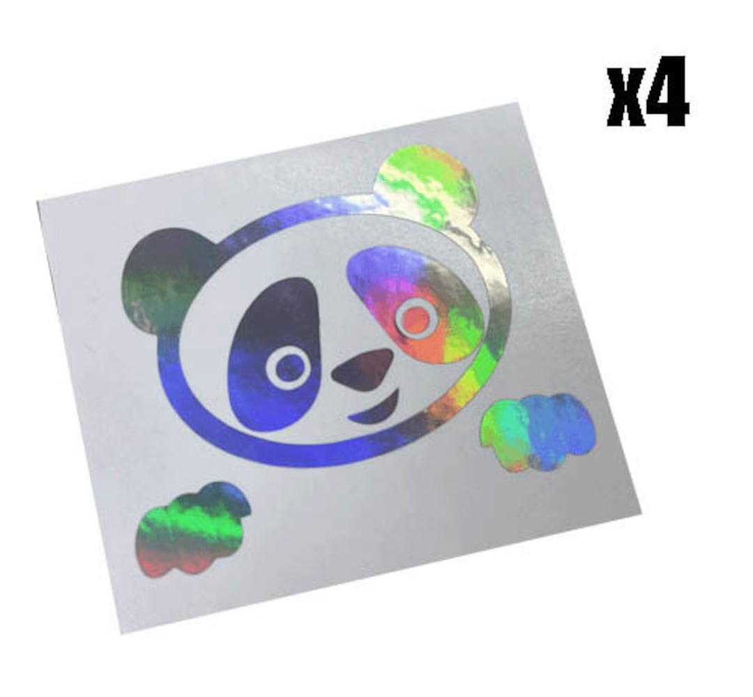 Panda JDM Funny Sticker Decal 4x Pack Side Back Front Window Bumper 4 ...