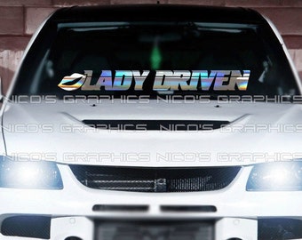 Female Driven Decal - Etsy