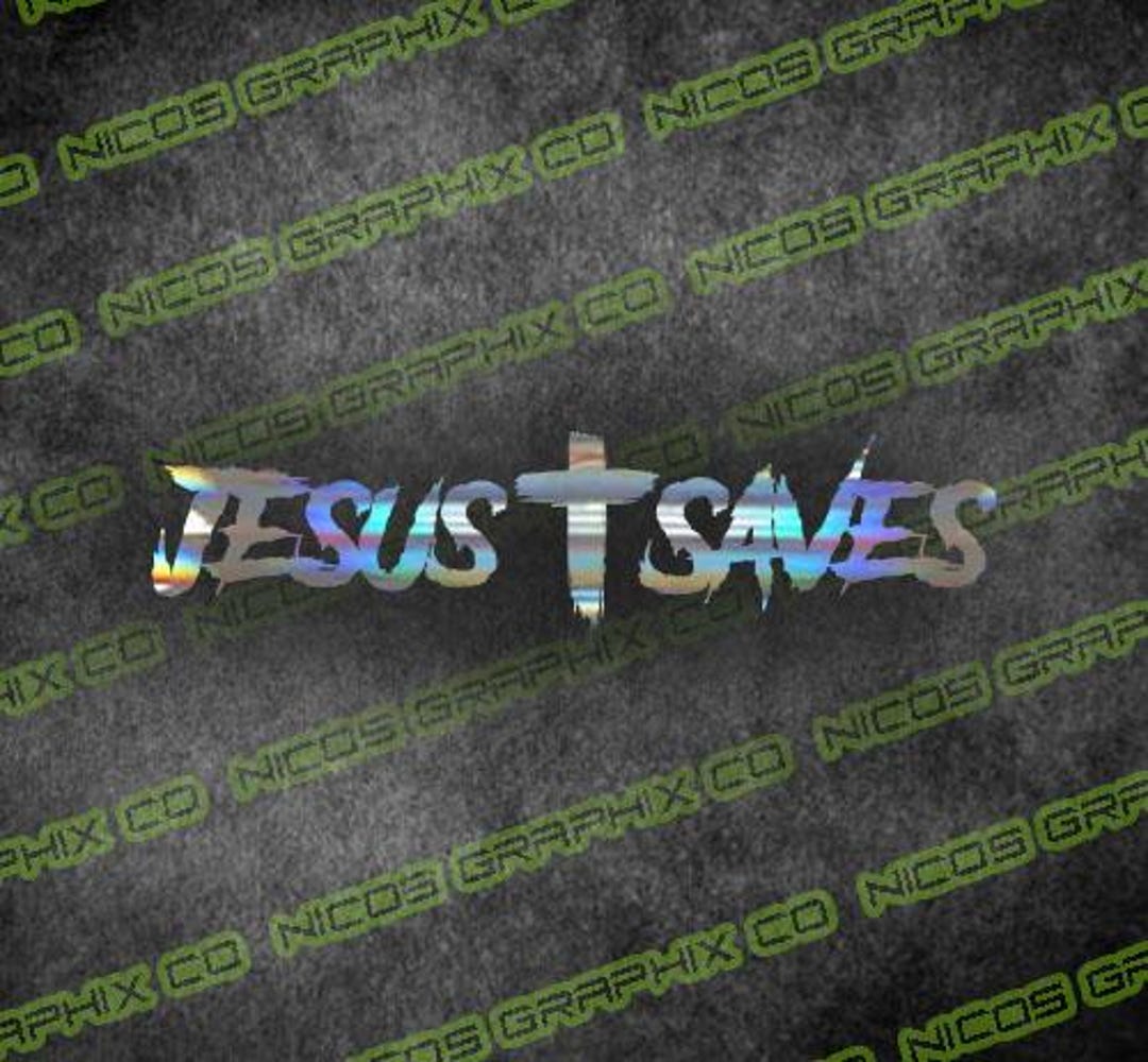 Jesus Saves Vinyl Decal Sticker Christ Christian Pray God - Etsy