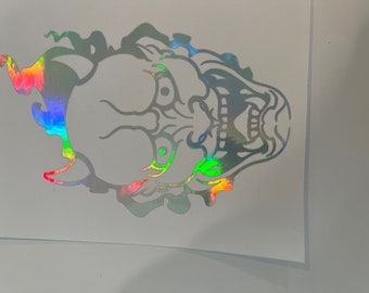 Oni Hannya Japanese Hmong Decal - Etsy