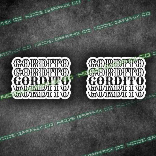 Gordito Sticker - Etsy