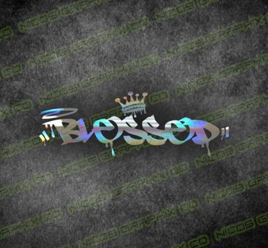 Blessed Graffiti Style Vinyl Decal - Car, Truck, SUV - Etsy