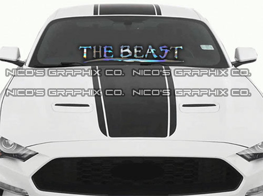 The Beast Windshield Vinyl Decal Sticker: Car Truck SUV Banner - Etsy