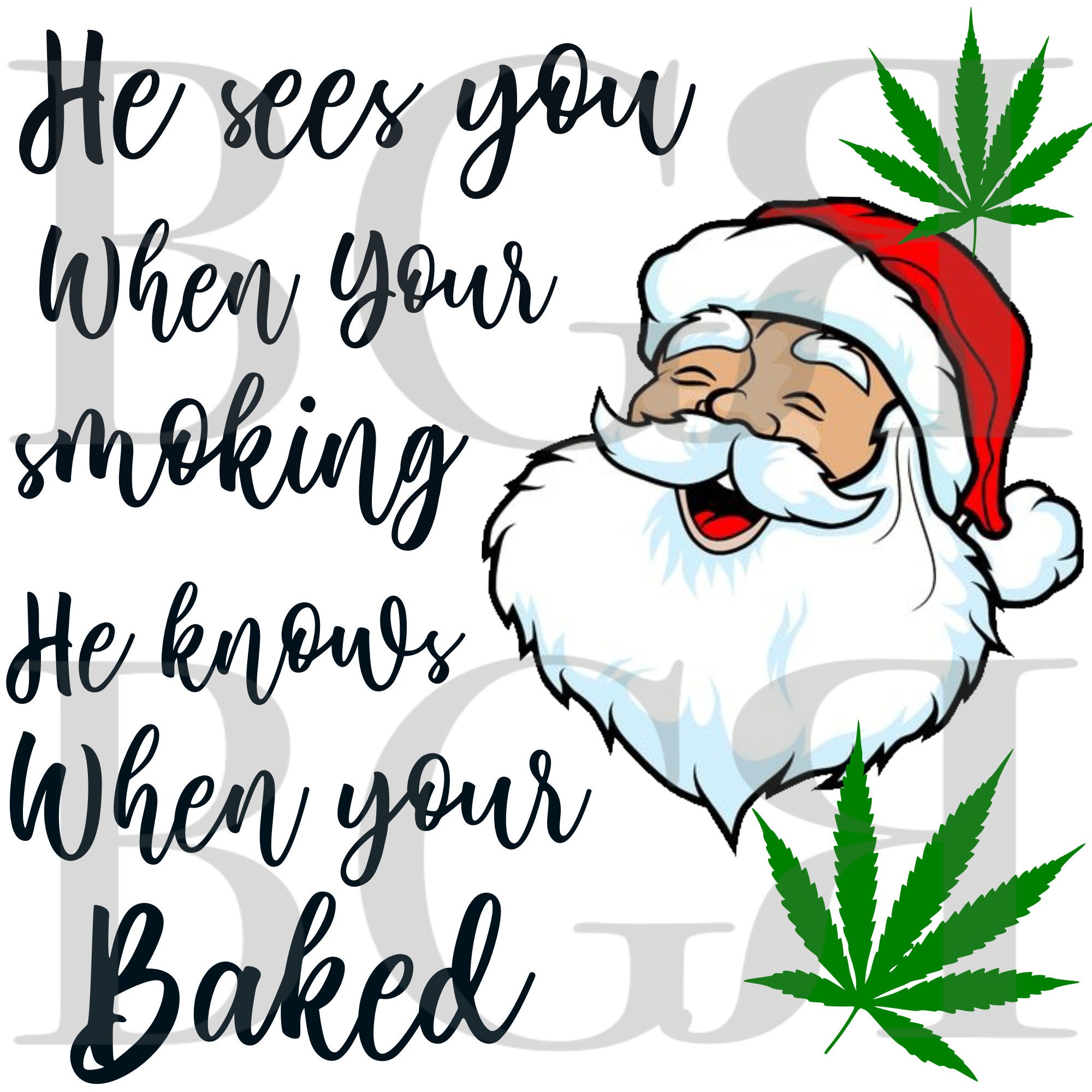 Stoner Santa PNG Digital Download - Etsy