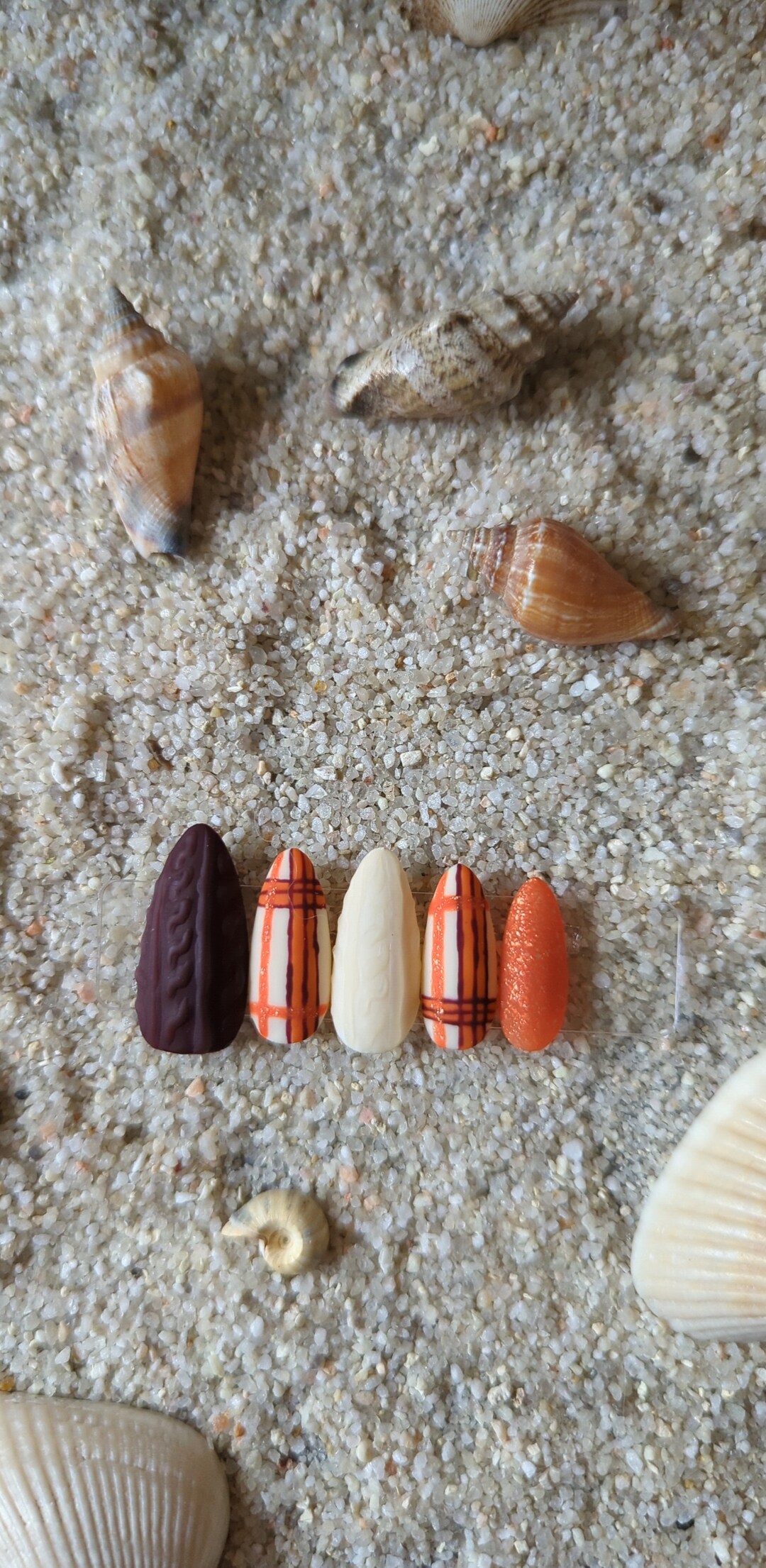 Fall Press on Nails - Etsy
