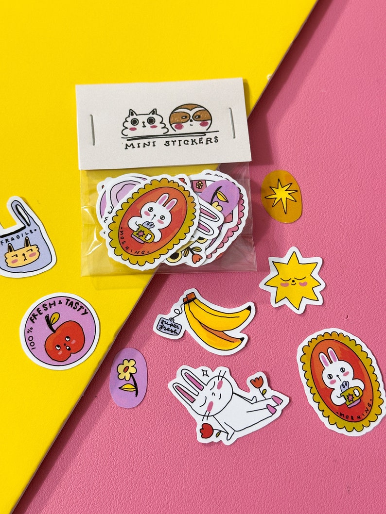 Journal Sticker Pack 34 Sticker Flakes Bullet Journal Stickers Hand ...