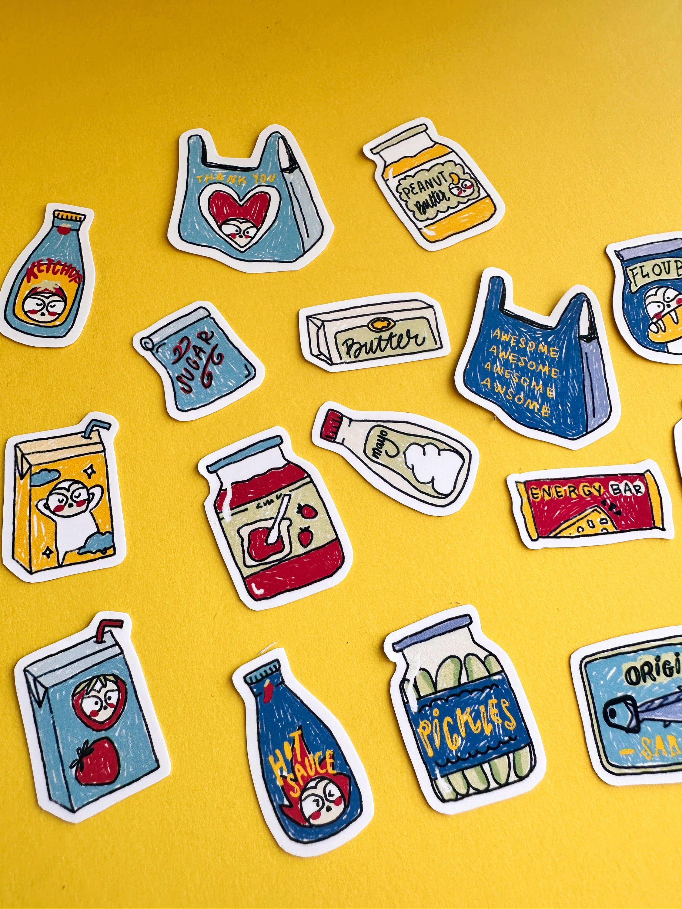 Journal Sticker Pack 22 Sticker Flakes Bullet Journal - Etsy