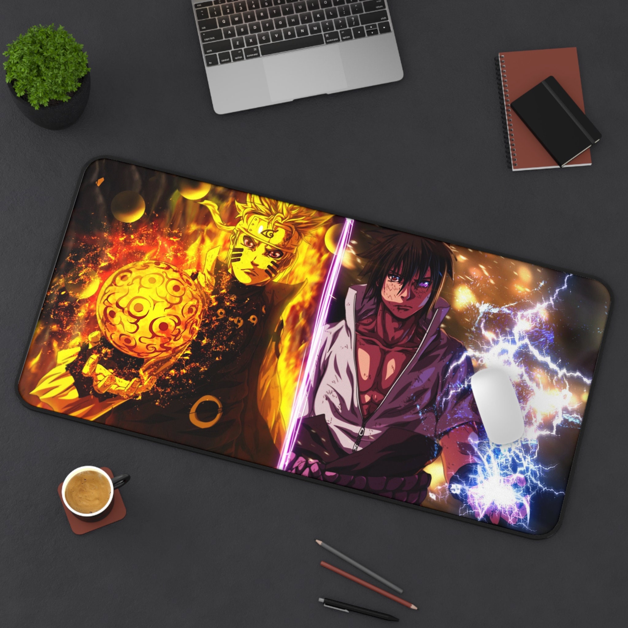 Anime Desk Mat | Retro Anime Desk Mat | Aesthetic Gaming Mousepad ...