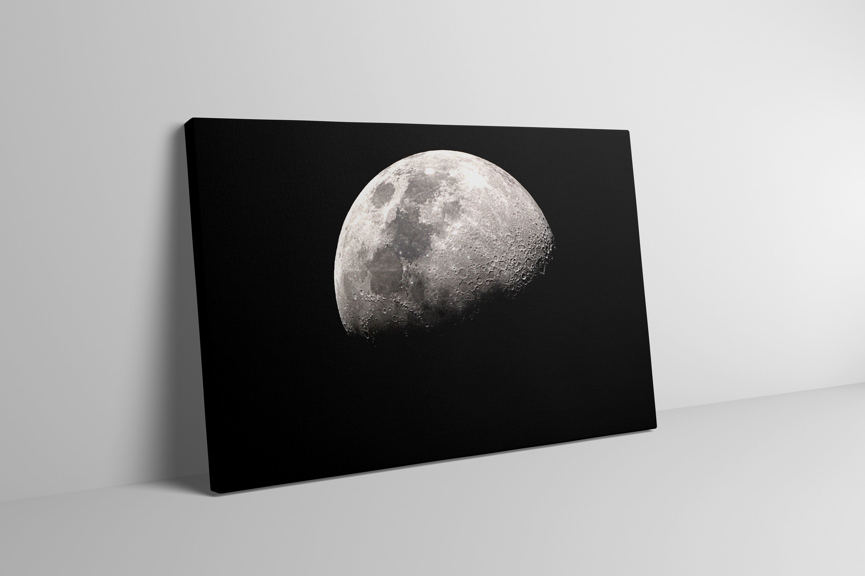 Moon Wall Art. Moon Art. Wall Art Moon. Canvas Wall Art. Moon Decor ...